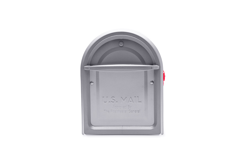 Mapleton Post Mount Mailbox – Graphite | Architectural Mailboxes