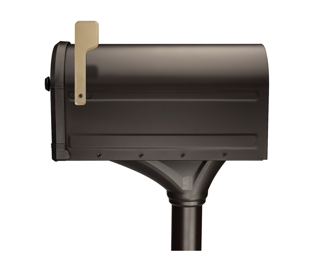 Roxbury Mailbox & Post Kit – Rubbed Bronze | Architectural Mailboxes