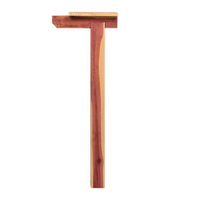 Cedar Drive-In Mailbox Post | Architectural Mailboxes