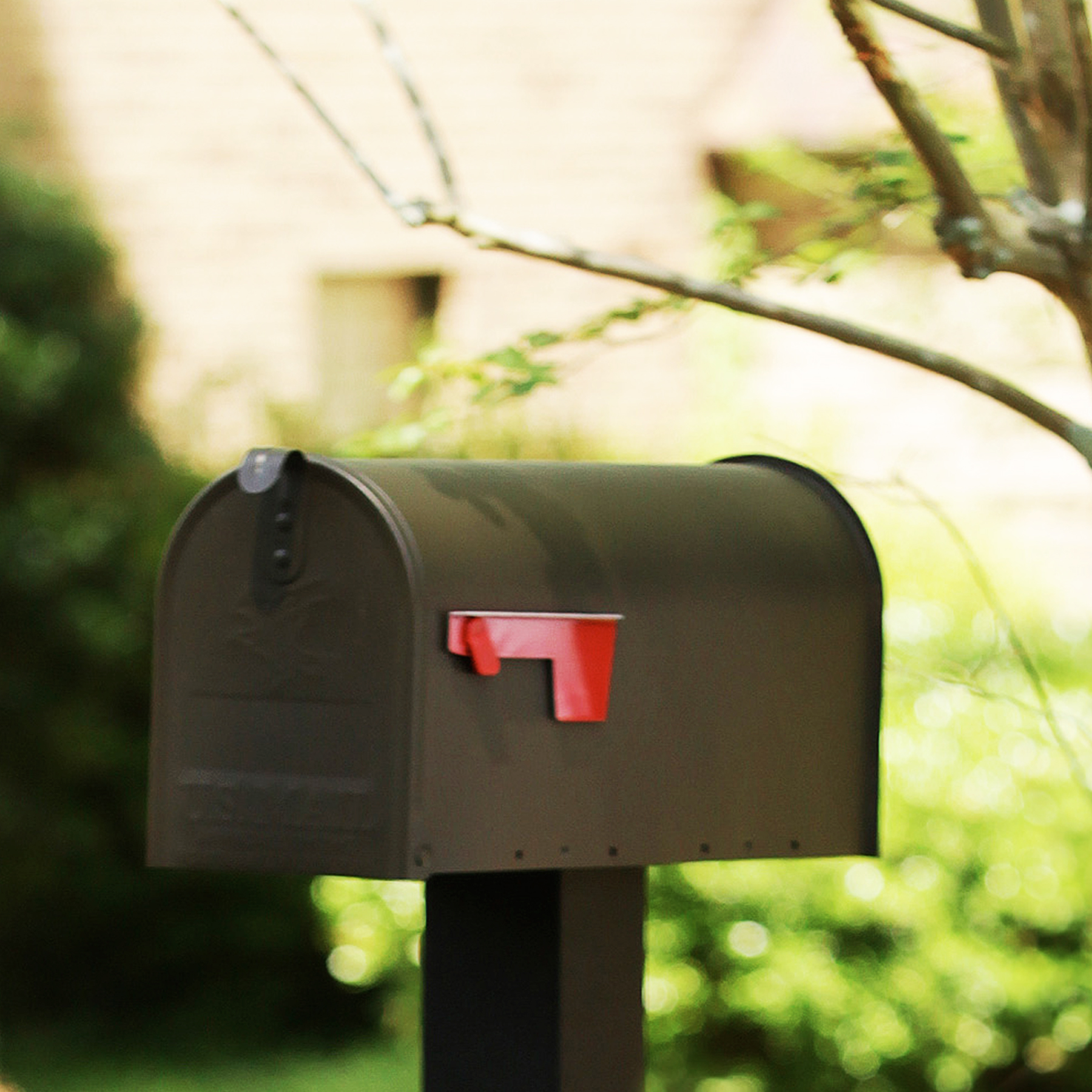 Elite Post Mount Mailbox – Bronze | Architectural Mailboxes