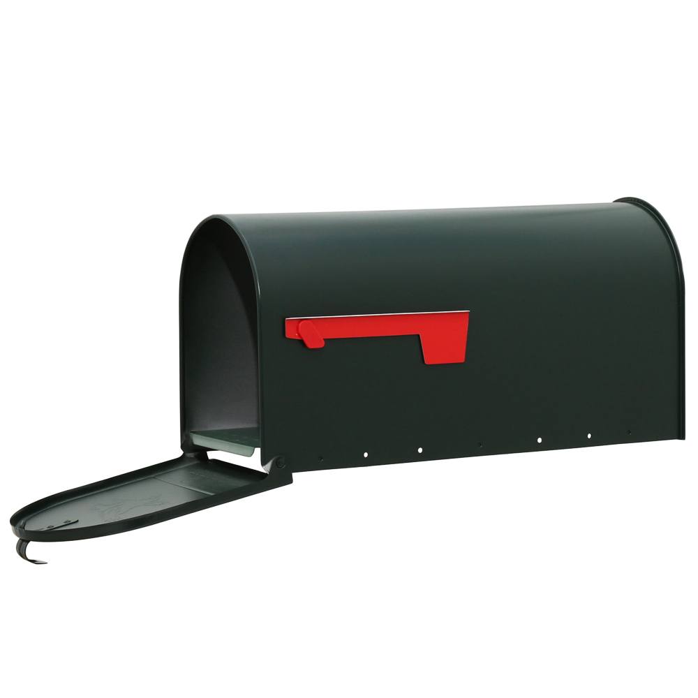 Elite Large Post Mount Mailbox – Green | Architectural Mailboxes