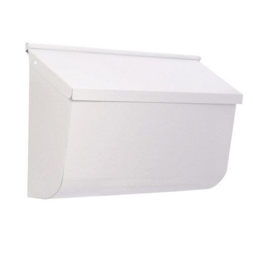 Woodlands Wall Mount Mailbox – White | Architectural Mailboxes