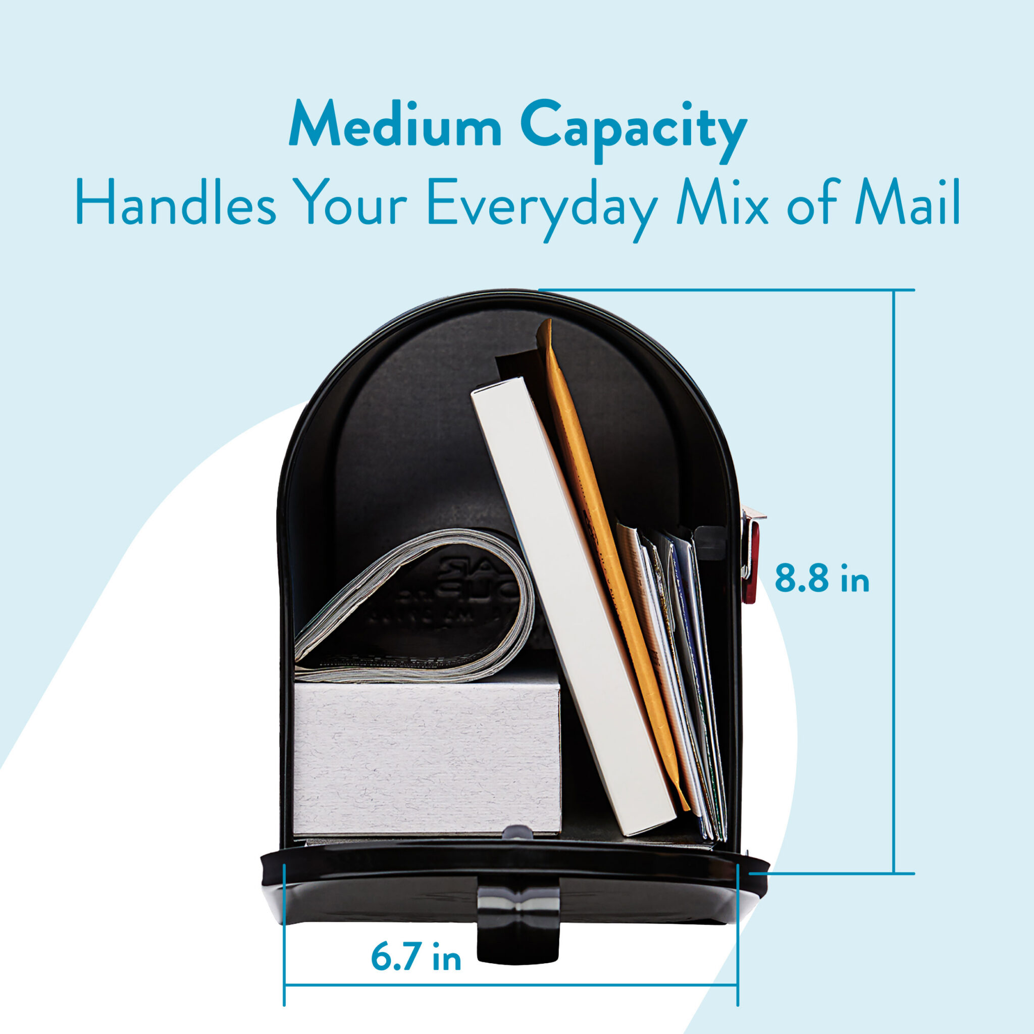 Elite Post Mount Mailbox - Architectural Mailboxes