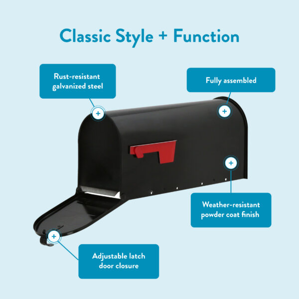 Elite Post Mount Mailbox - Architectural Mailboxes
