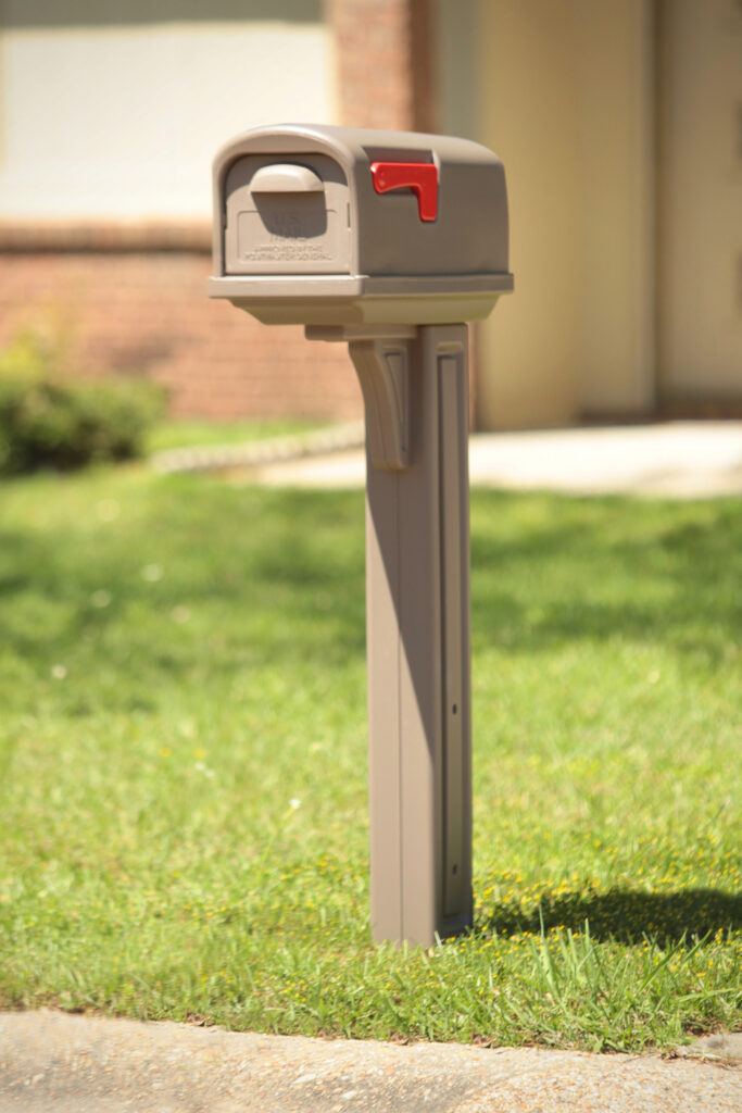 Classic Dual Access Mailbox with Post - Architectural Mailboxes