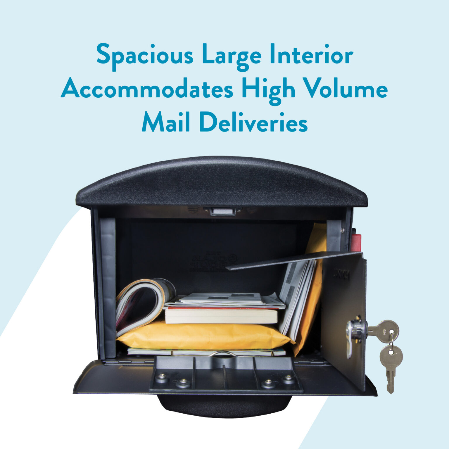 MailSafe Locking Post Mount Mailbox - Architectural Mailboxes